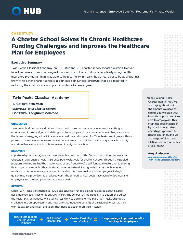 Charter School Healthcare Case Study | HUB International