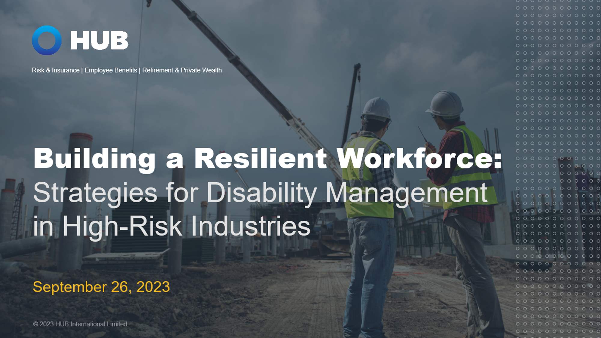 Disability Management in the Workplace | HUB International