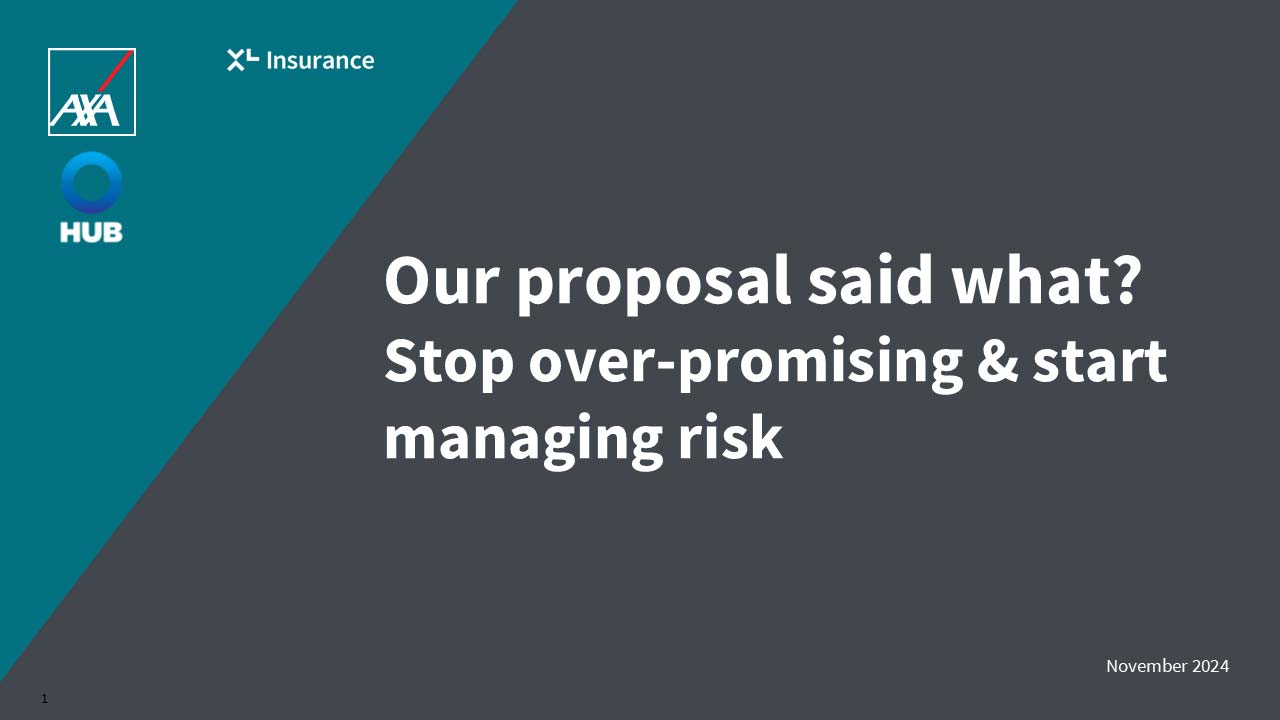 Stop Over-Promising in Proposals: Manage Risk in Design Firm Contracts | HUB International