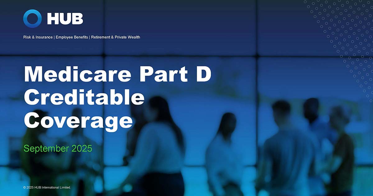 Medicare Part D Creditable Coverage Determination | HUB International
